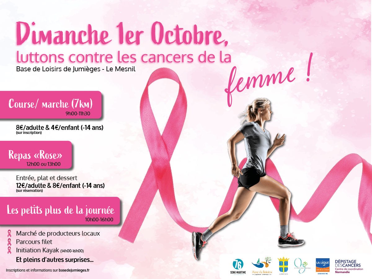 Les inscriptions pour "Octobre Rose" sont ouvertes ! - Base de loisirs ...